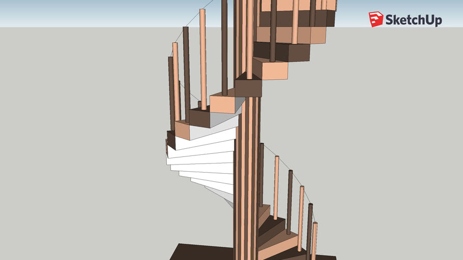 NC Spiral ladder | 3D Warehouse