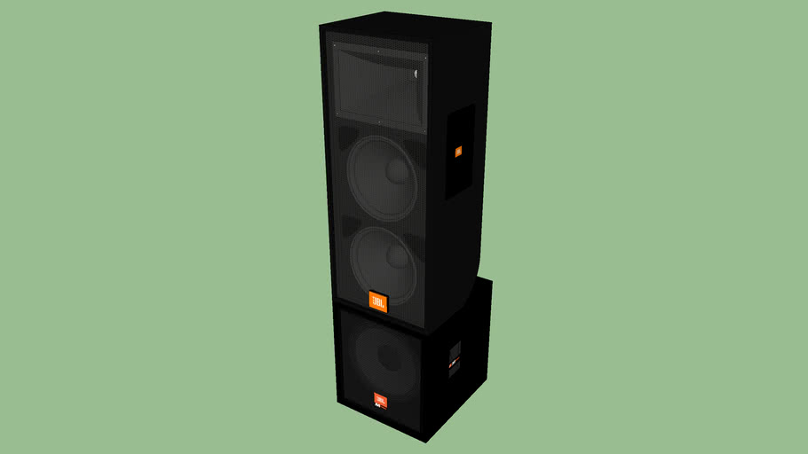 JBL speaker and subwoofer | 3D Warehouse