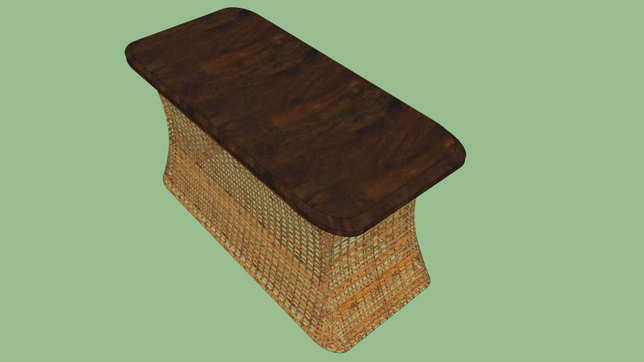 Rattan Table | 3D Warehouse