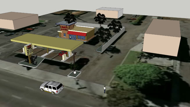Gas Station | 3D Warehouse