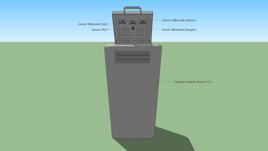 Smart Dustbin | 3D Warehouse