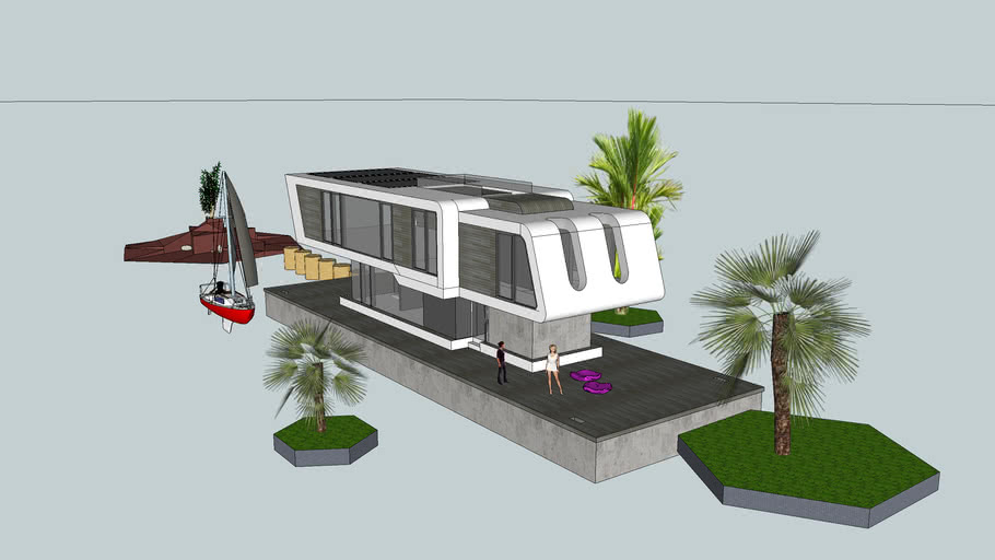 Floating House 3 | 3D Warehouse