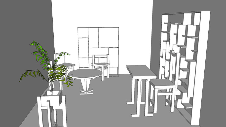 study room design | 3D Warehouse