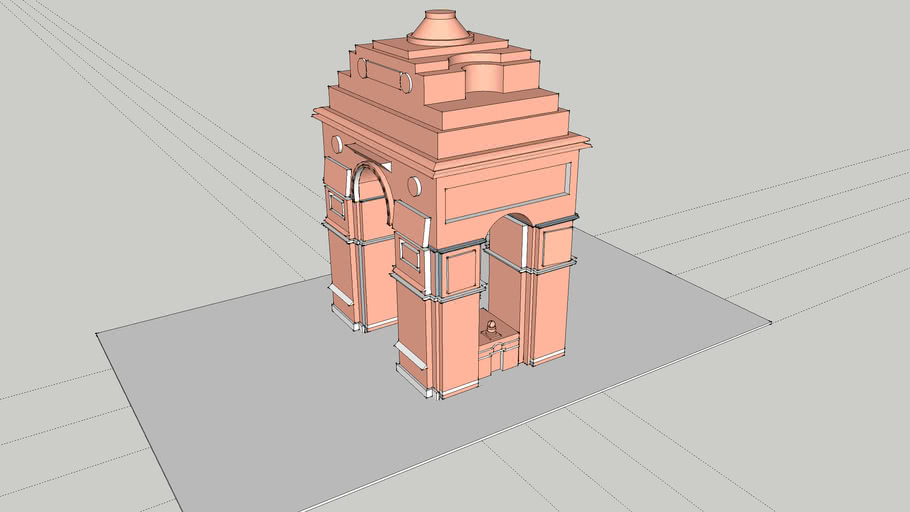 India Gate | 3D Warehouse