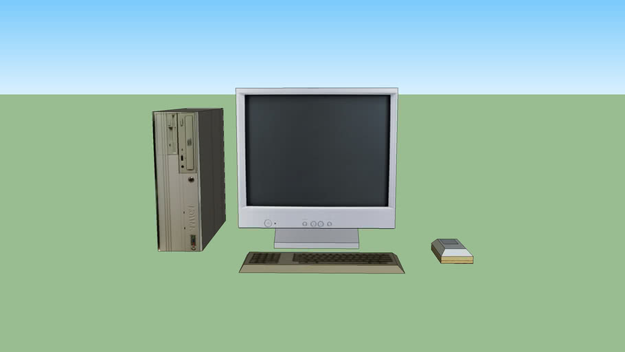 Computer Pack low poly | 3D Warehouse