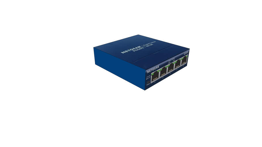 Netgear GS105 Gigabit switch | 3D Warehouse