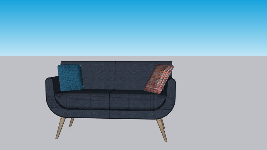 Sofa de veludo - Velvet sofa | 3D Warehouse