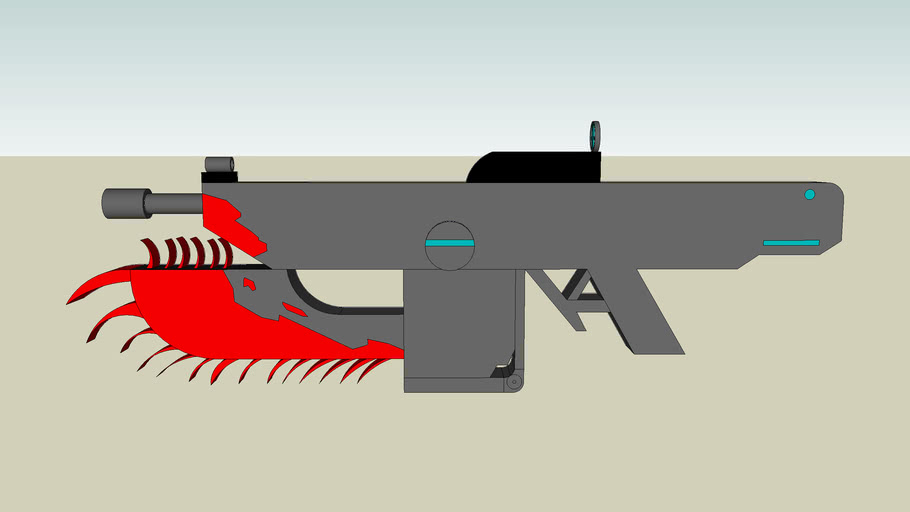 Finished Saw Happy Assualt Rifle | 3D Warehouse