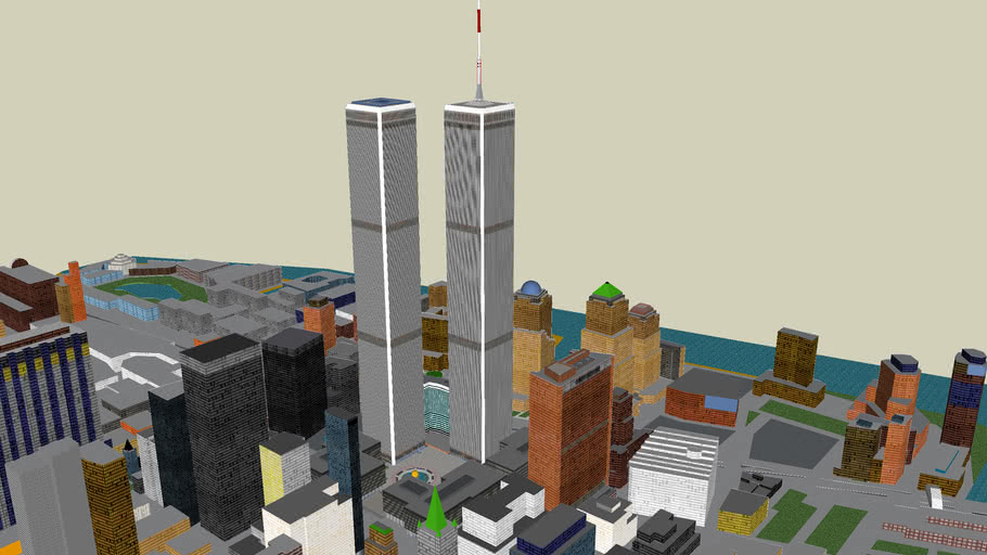 World Trade Center Original 2000 | 3D Warehouse