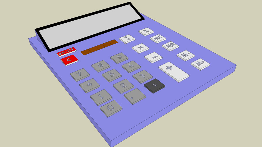 CALCULATOR | 3D Warehouse