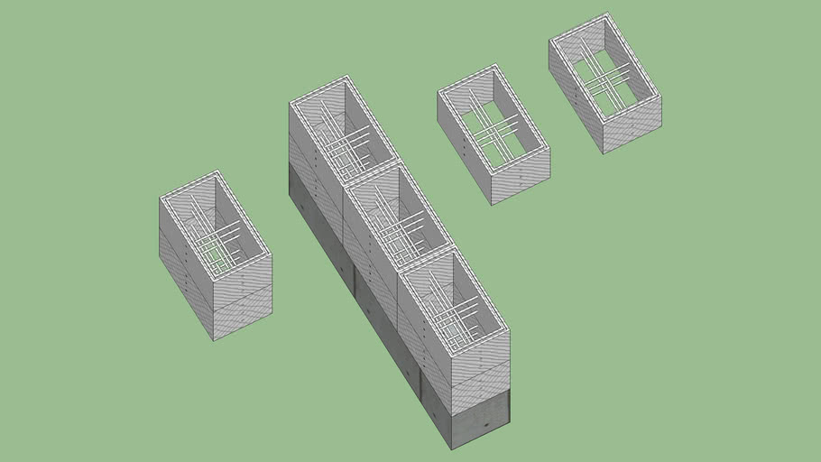 Reinforced Concrete Blocks | 3D Warehouse