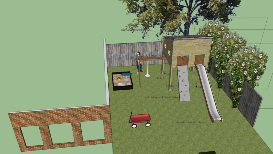 Child's backyard playset | 3D Warehouse