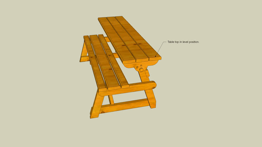 Picnic Table | 3D Warehouse