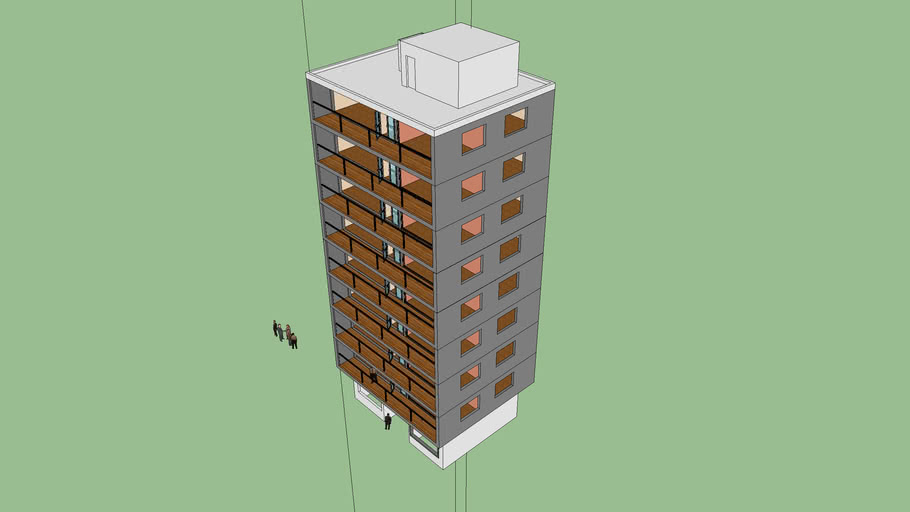 edificio departamento | 3D Warehouse