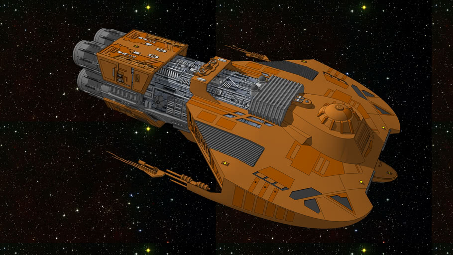 Star Trek - Merchantman Class-J Transport (v 1.1) | 3D Warehouse