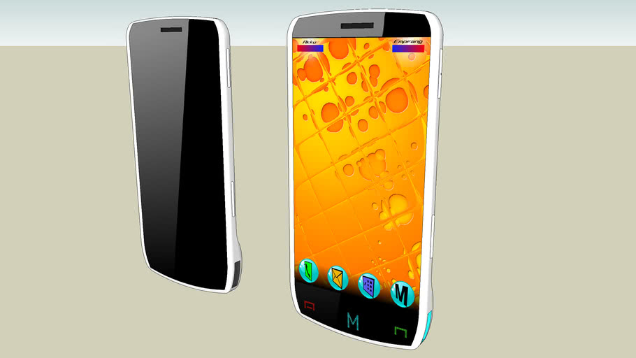 Mobiltelefon, cell phone, portable (MPG-T9807) | 3D Warehouse