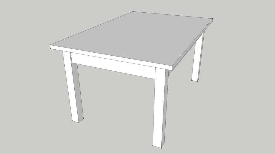 Basic Table | 3D Warehouse
