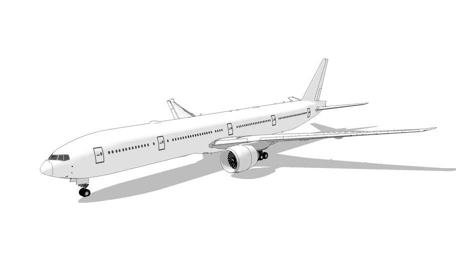 Boeing 777-300ER Template | 3D Warehouse
