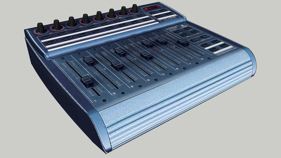 BEHRINGER BCF2000 blue High Detail! | 3D Warehouse