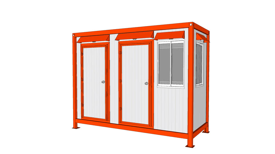 Security Guard Post Cabin Booth | 3D Warehouse