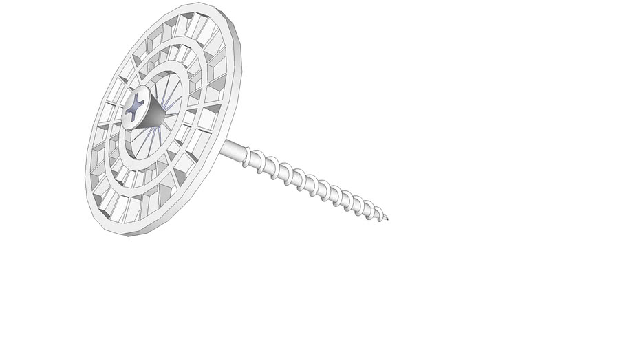 EIFS Washer and fastener | 3D Warehouse