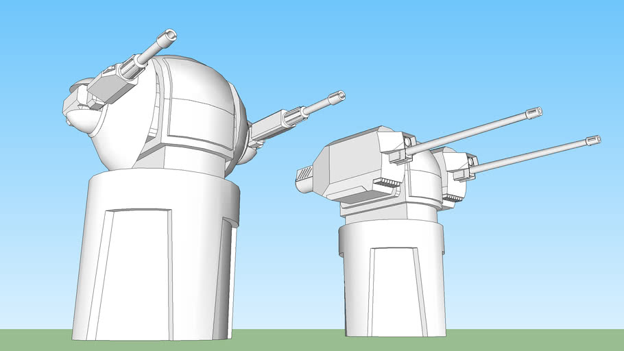Laser turrets | 3D Warehouse
