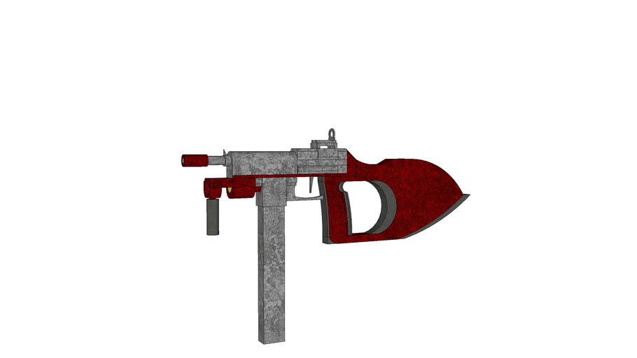 red/silver SMG | 3D Warehouse