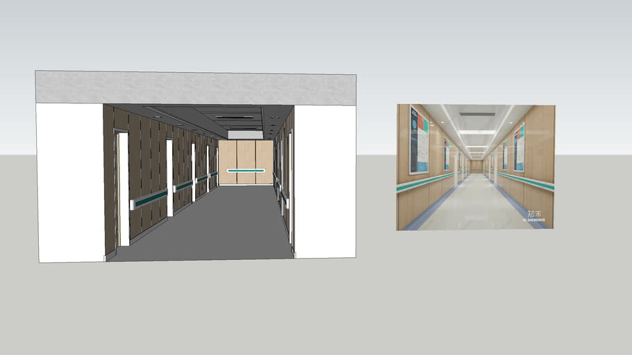 Hospital corridor | 3D Warehouse