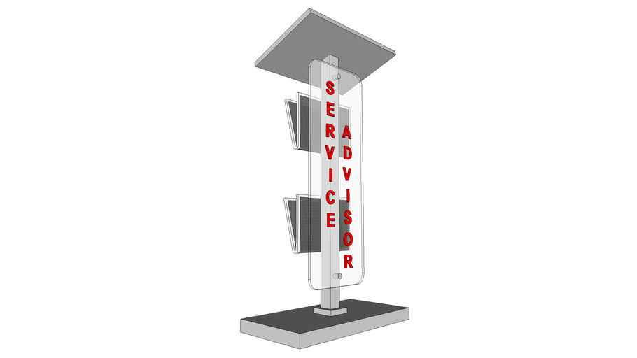 Service Advisor Desk | 3D Warehouse