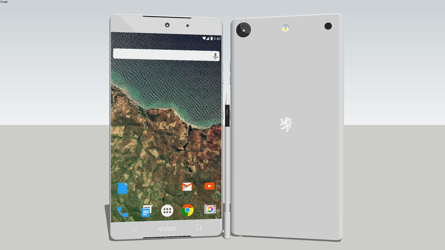 T-GeN GeekNote 6 (Snow white) | 3D Warehouse