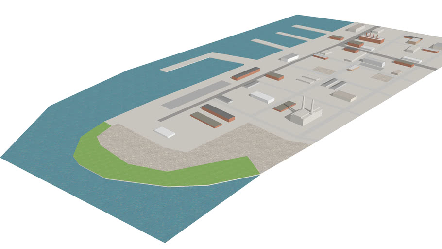 Industrial harbor | 3D Warehouse