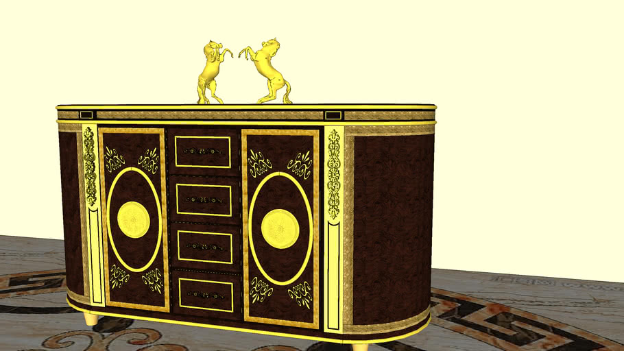 Classic TV cabinet | 3D Warehouse