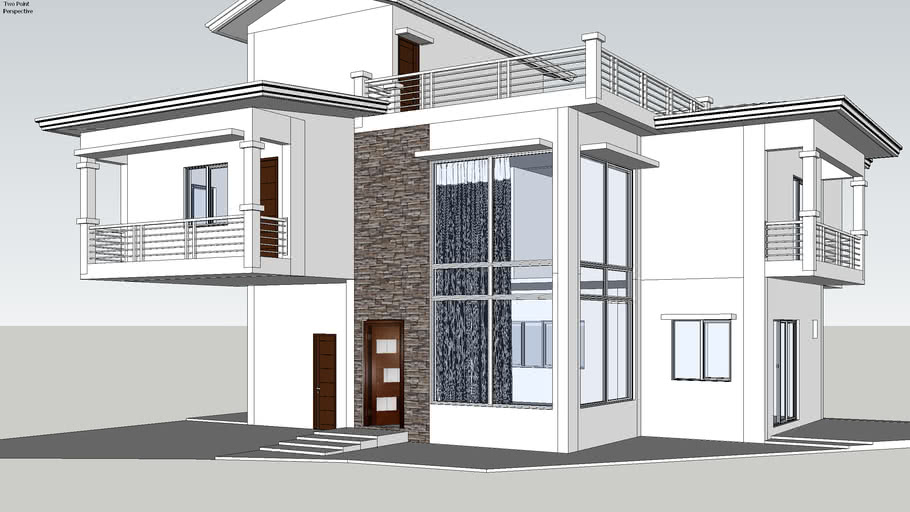 3 STOREY RESIDENTIAL BUILDING | 3D Warehouse