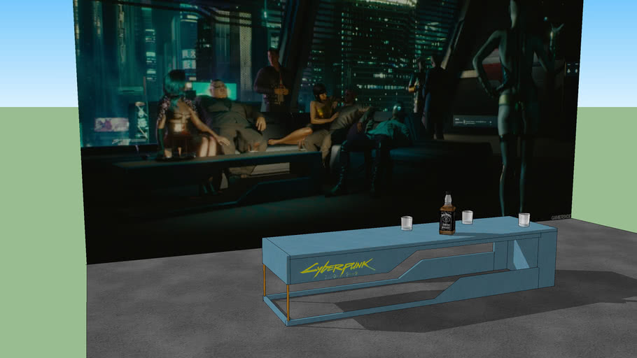 Cyberpunk 2077 table | 3D Warehouse