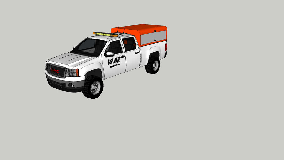 Asplundh Pickup | 3D Warehouse