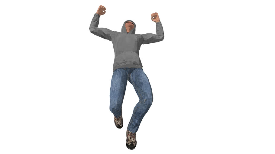 hoodie man jump 2 | 3D Warehouse