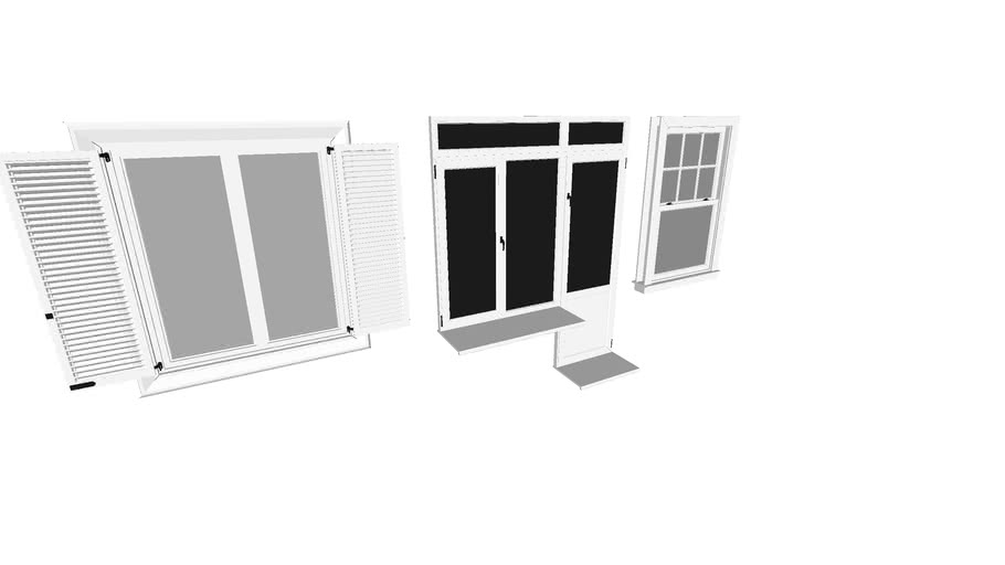 Window Design Collection 01 | 3D Warehouse