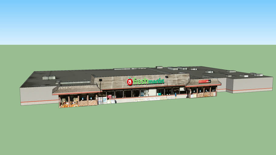 Fresh Market Grocery Store | 3D Warehouse