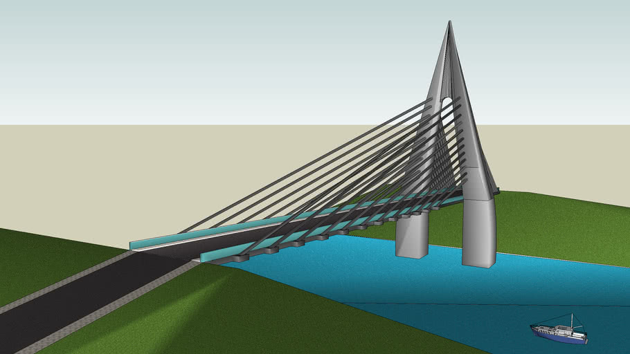 Modern Bridge | 3D Warehouse