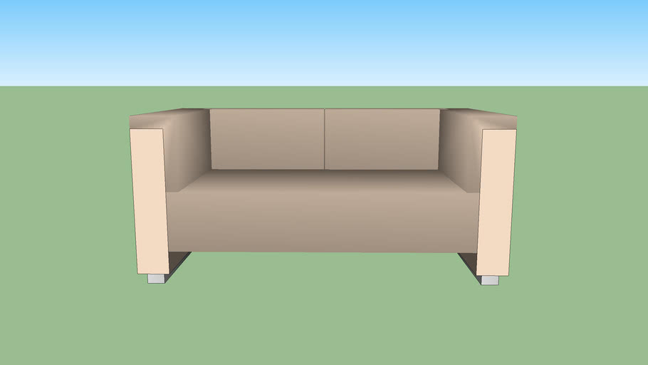 Sofá Bull 2 lugares Tok & Stok | 3D Warehouse