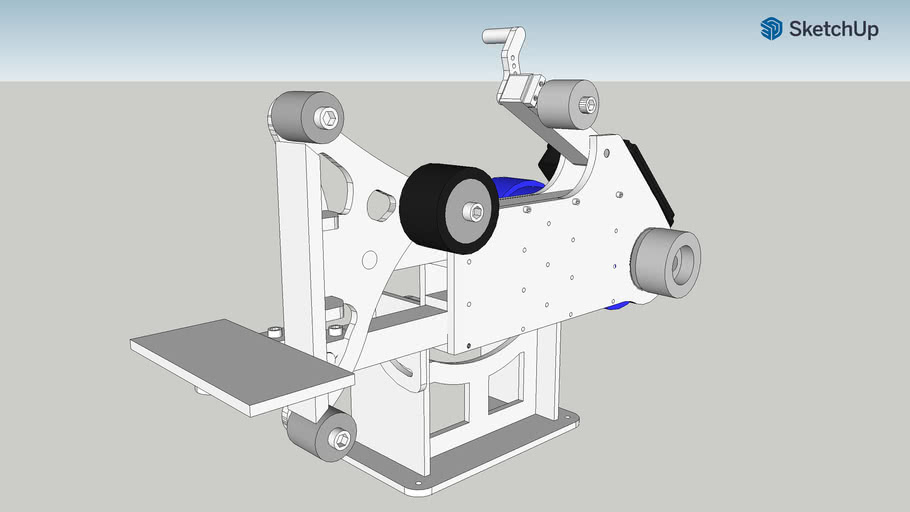 2x72 grinder built up | 3D Warehouse