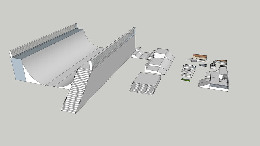 Big Skatepark | 3D Warehouse