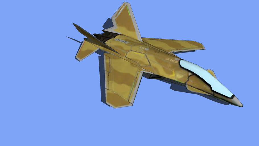 Jet Fighter F-85B Bullshark (low poly) | 3D Warehouse