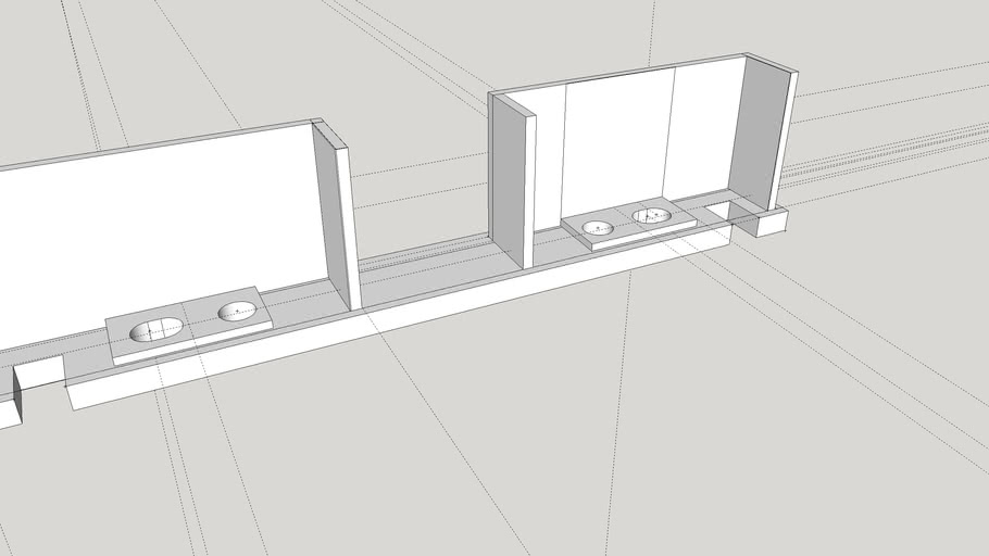 100mm Sheerglide Drawer Fascia Moulding | 3D Warehouse
