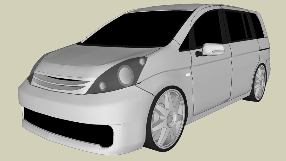 Modified Toyota Isis | 3D Warehouse
