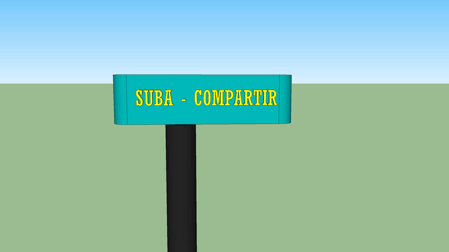 letrero | 3D Warehouse