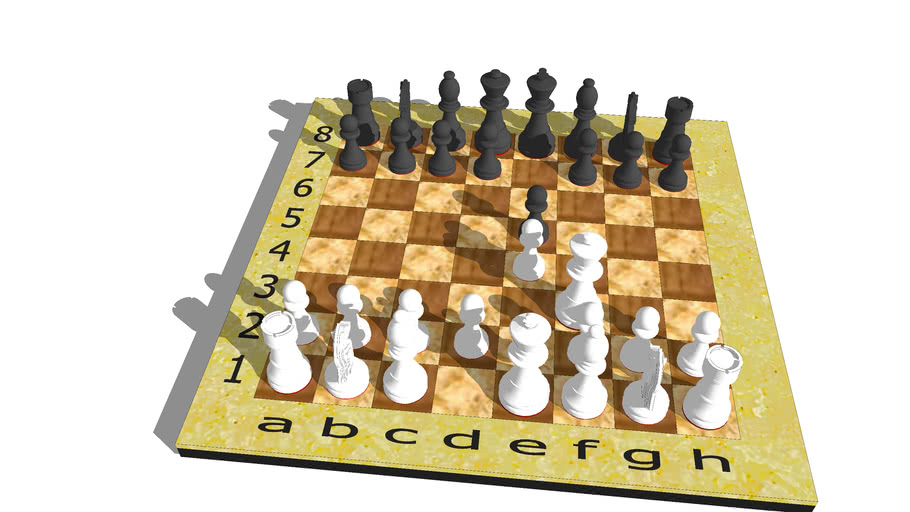 Chess - Open game openings | 3D Warehouse