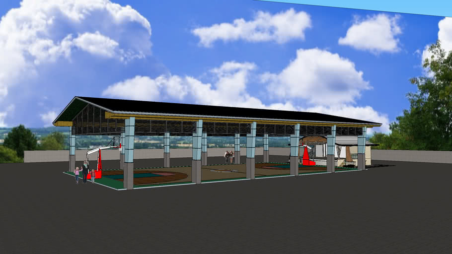 Libertad Covered Court | 3D Warehouse