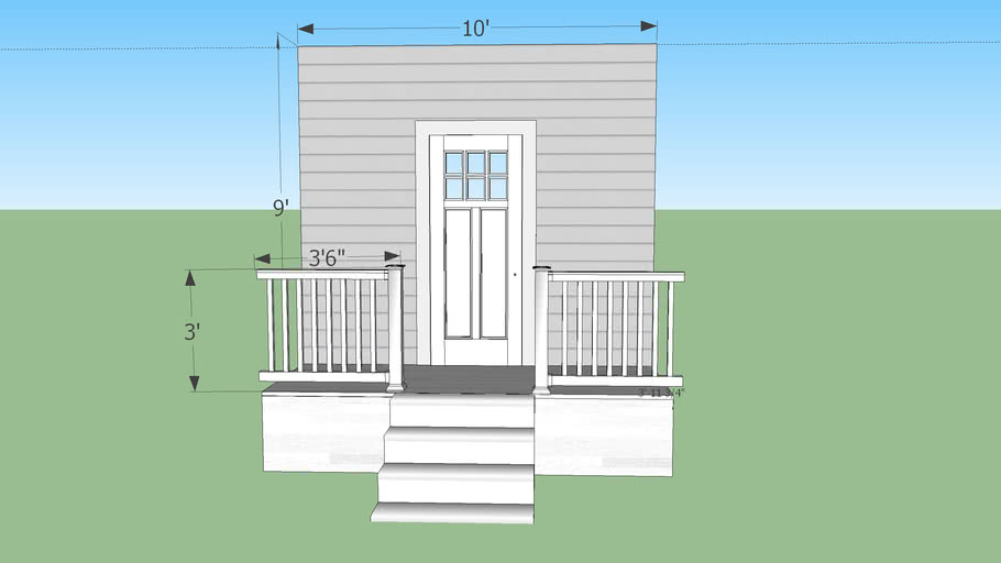 front porch | 3D Warehouse