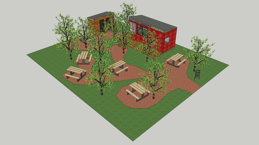 Outside Restaurant | 3D Warehouse